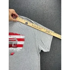 Gildan | Shirts | Chevy Zl Camaro Racing American Flag T Shirt Size Xl ...